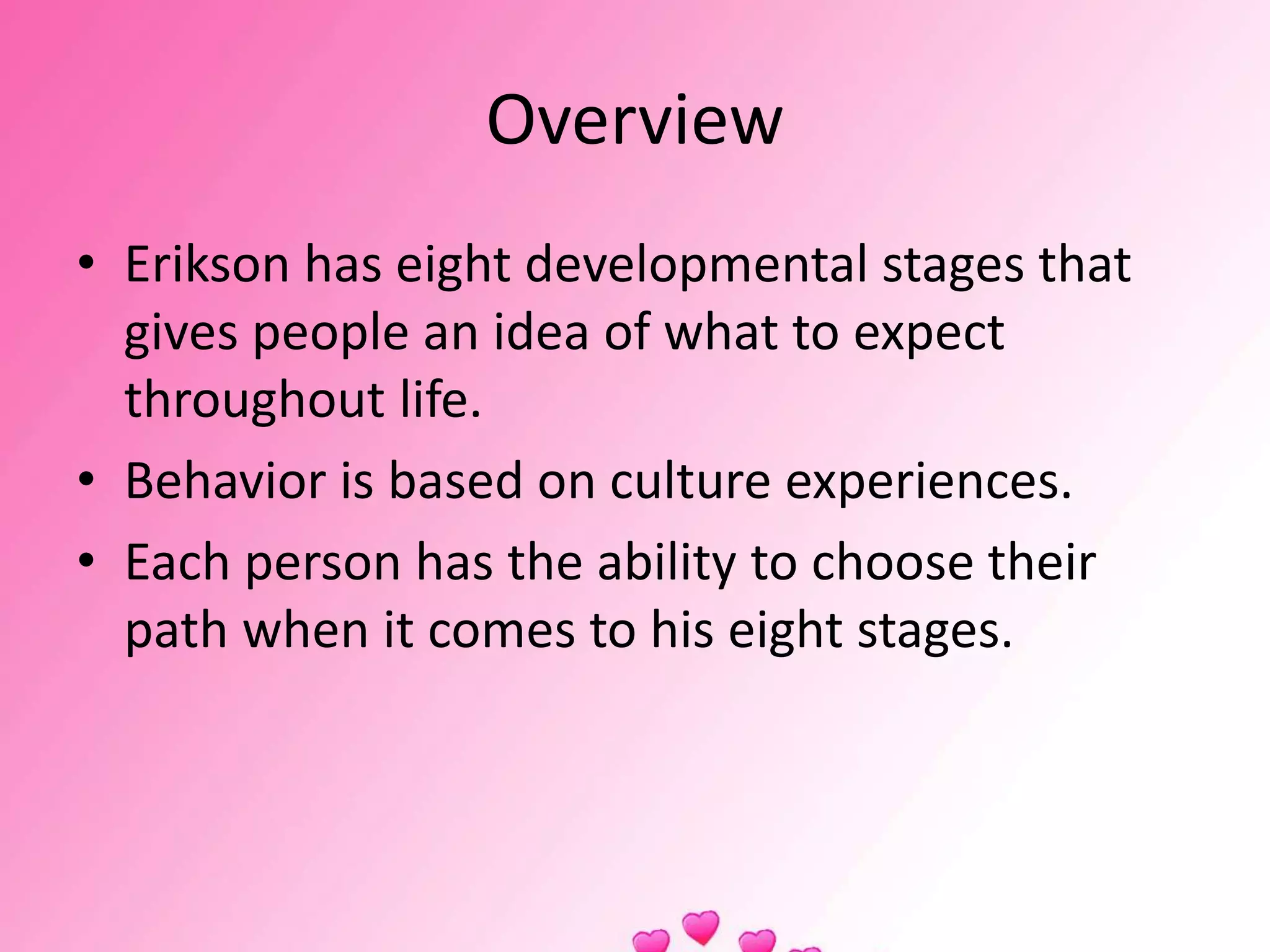 Erik Erikson's Stages of Development | PPTX
