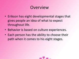 Erik Erikson's Stages of Development | PPTX