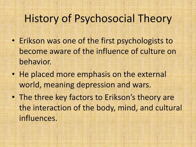 Erikson's Psychosocial Stages of Developmetn | PPTX | Parenting ...