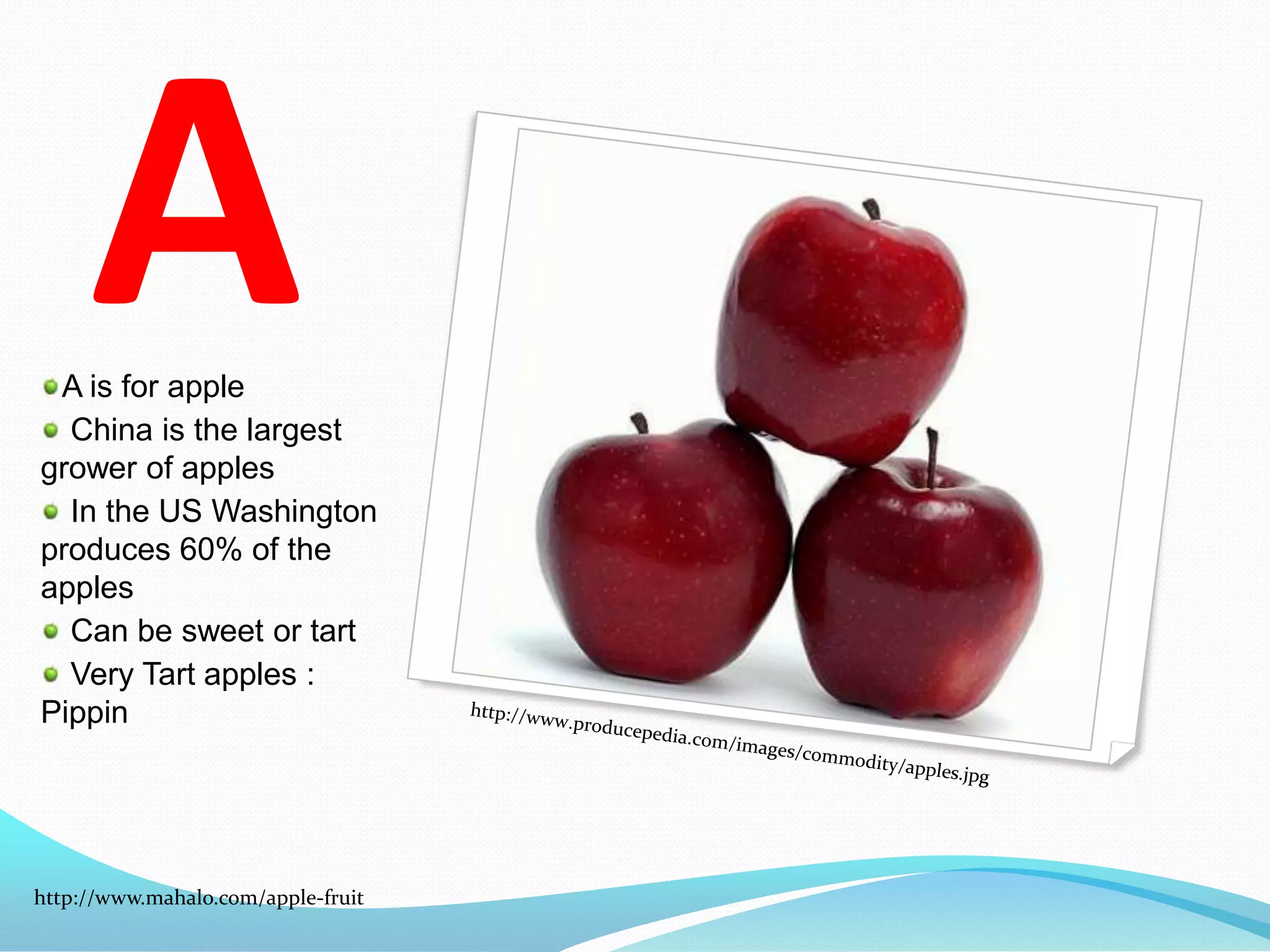 A - Z Fruits and Vegetables | PPTX