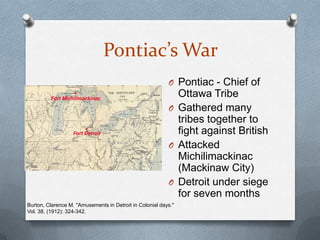 History of Michigan: From Native Americans to Statehood | PPTX | Death ...