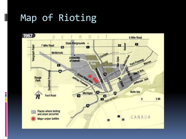The Detroit Riot of 1967 | PPTX | War and Conflicts