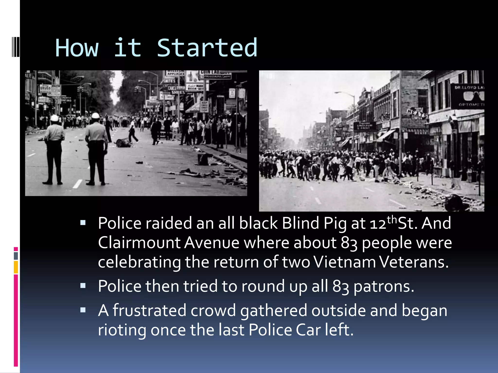 The Detroit Riot of 1967 (with some narration) | PPTX