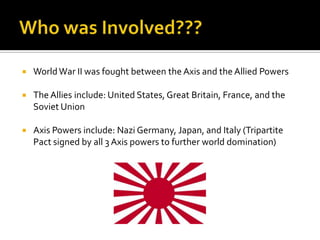 Edu 290 world war ii powerpoint | PPT