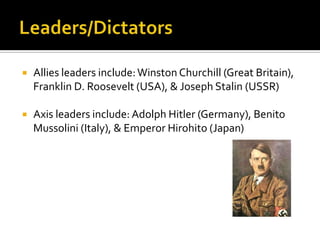 Edu 290 world war ii powerpoint | PPT