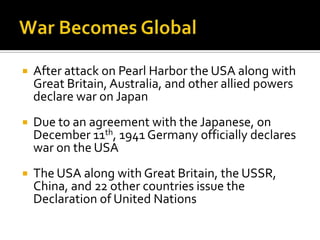 Edu 290 world war ii powerpoint | PPT