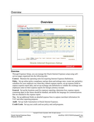iExpenses Setup | DOC