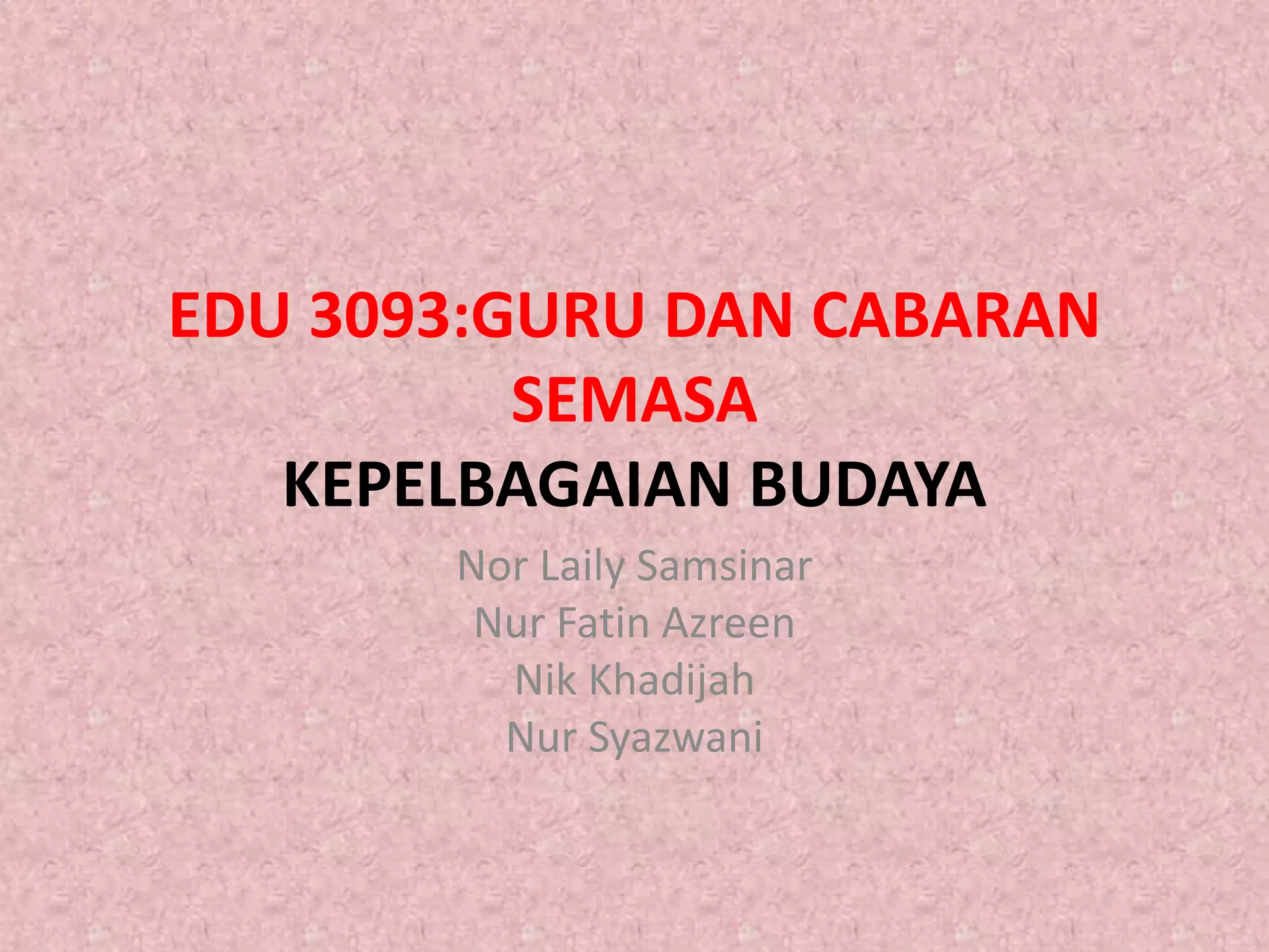 Edu 3083 guru dan cabaran semasa | PPT