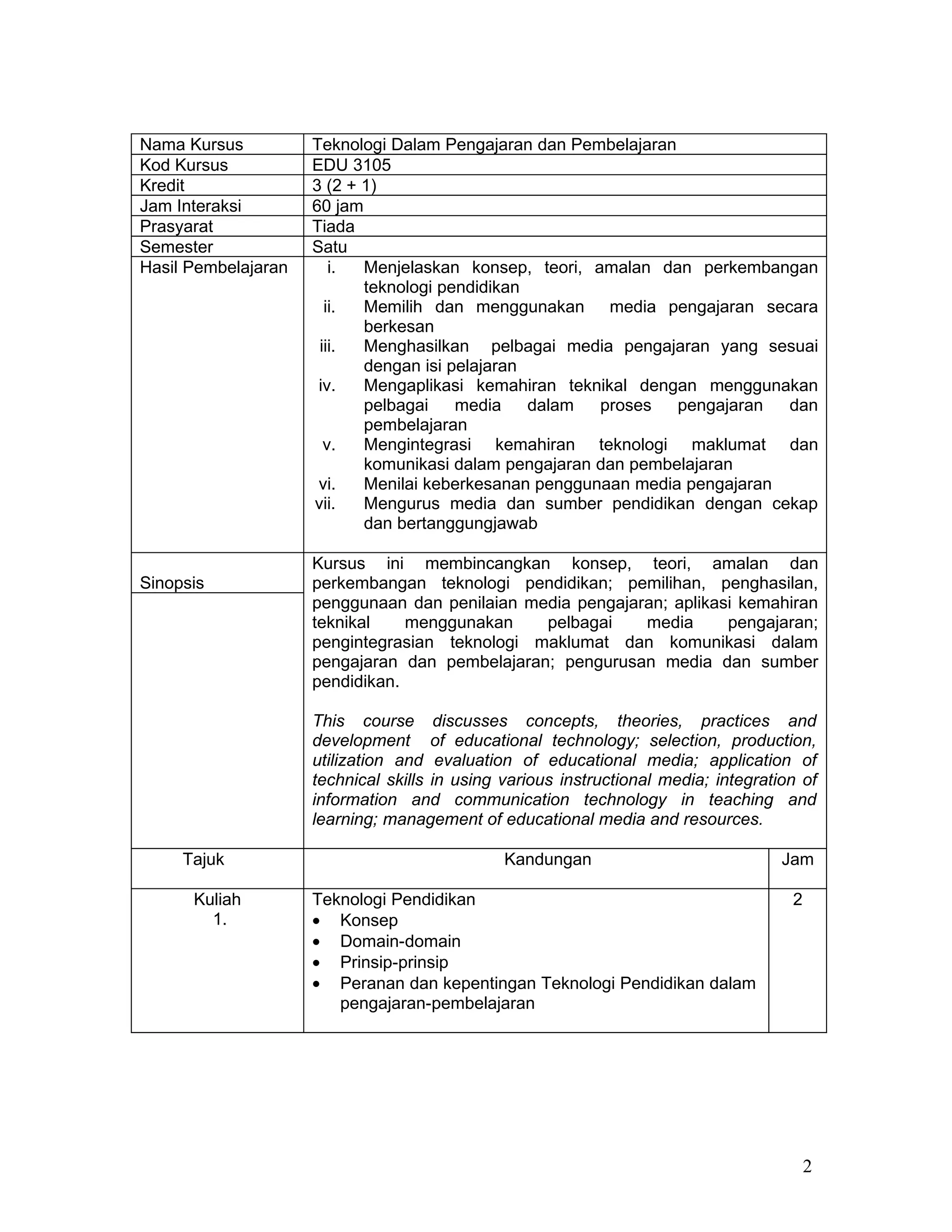 Edu3105 proforma | DOC