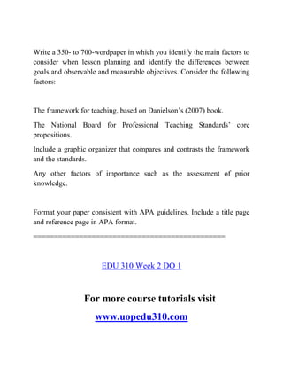 UOPEDU310 Redefined Education--uopedu310.com