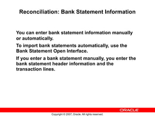 Oracle Cash Management | PPT