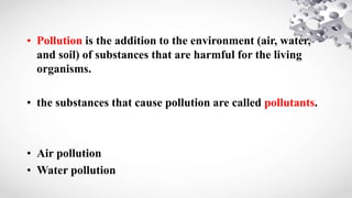 Pollution : Introduction | PPTX