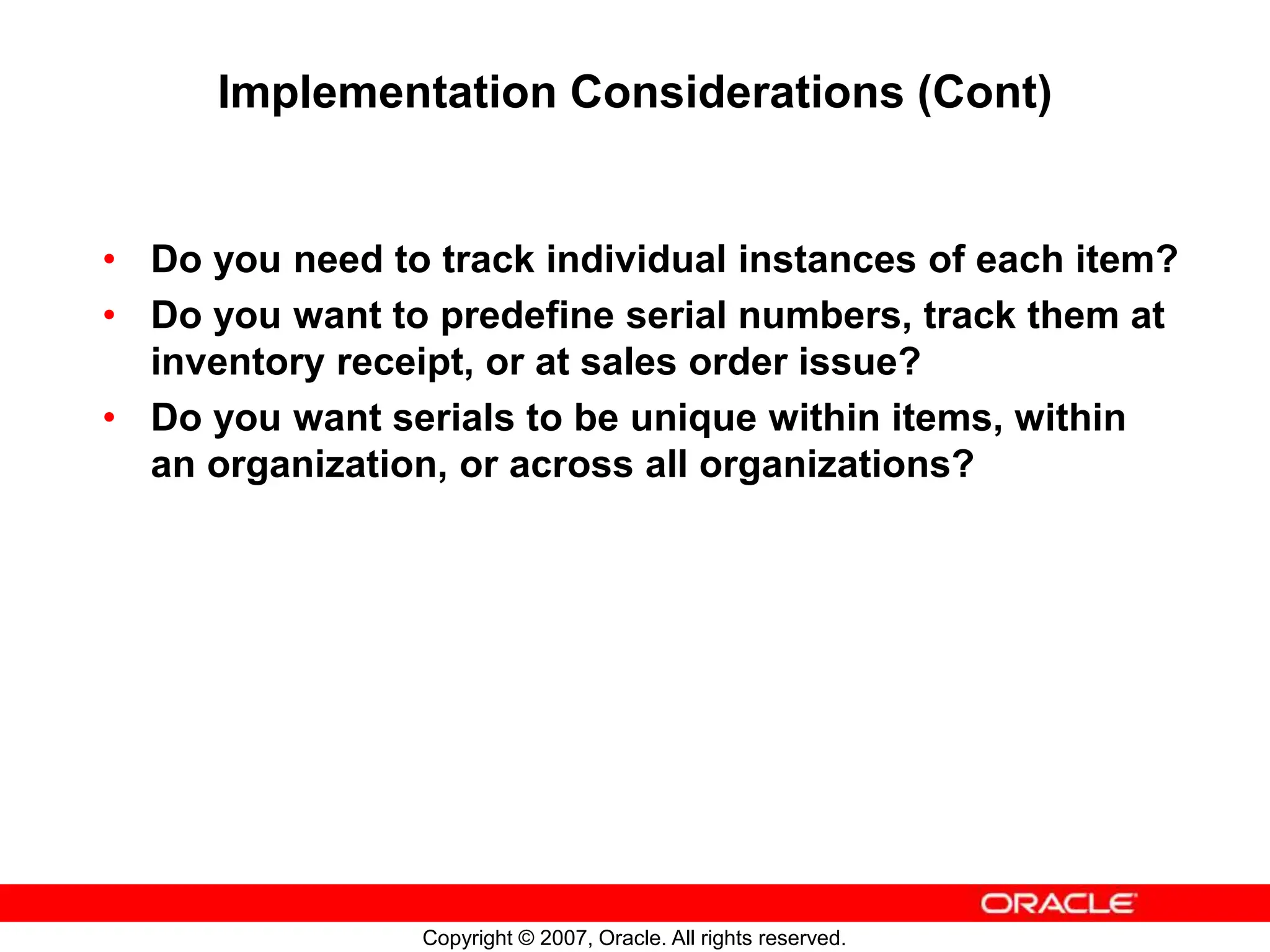 Oracle Inventory r12 lot and serial control.ppt