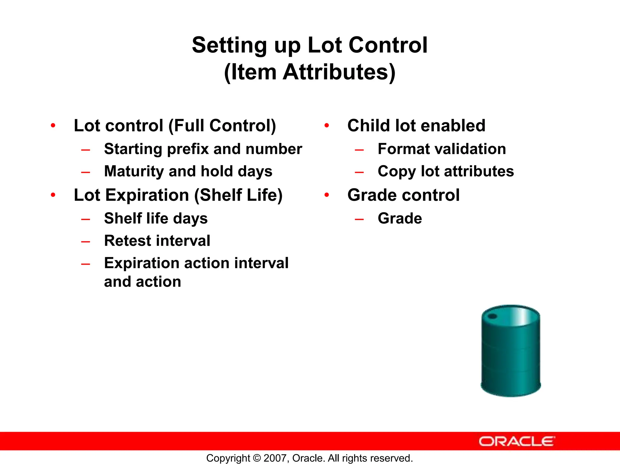 Oracle Inventory r12 lot and serial control.ppt
