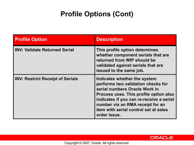 Oracle Inventory r12 lot and serial control.ppt