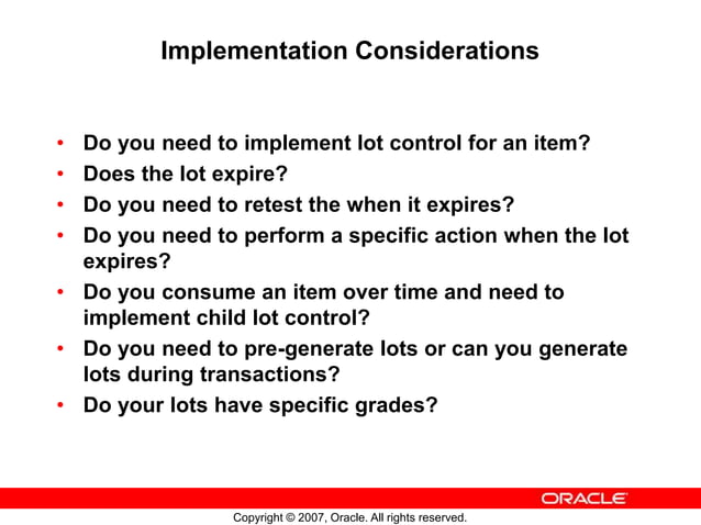 Oracle Inventory r12 lot and serial control.ppt