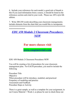 Edu 450 Exceptional Education / snaptutorial.com