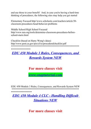 Edu 450 Exceptional Education / snaptutorial.com