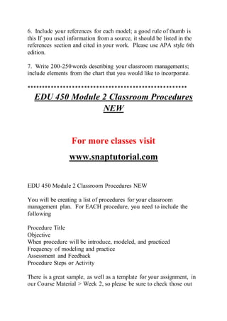 EDU 450 Education Organization - snaptutorial.com