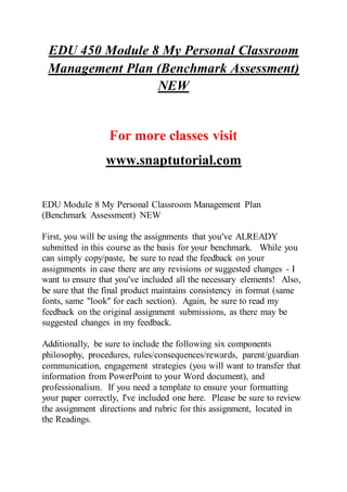 EDU 450 Education Organization - snaptutorial.com