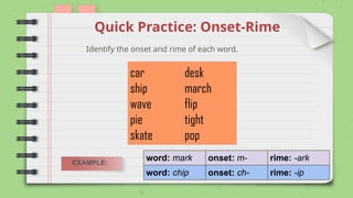 Lecture: Phonological Awareness: Key Concepts | PPTX
