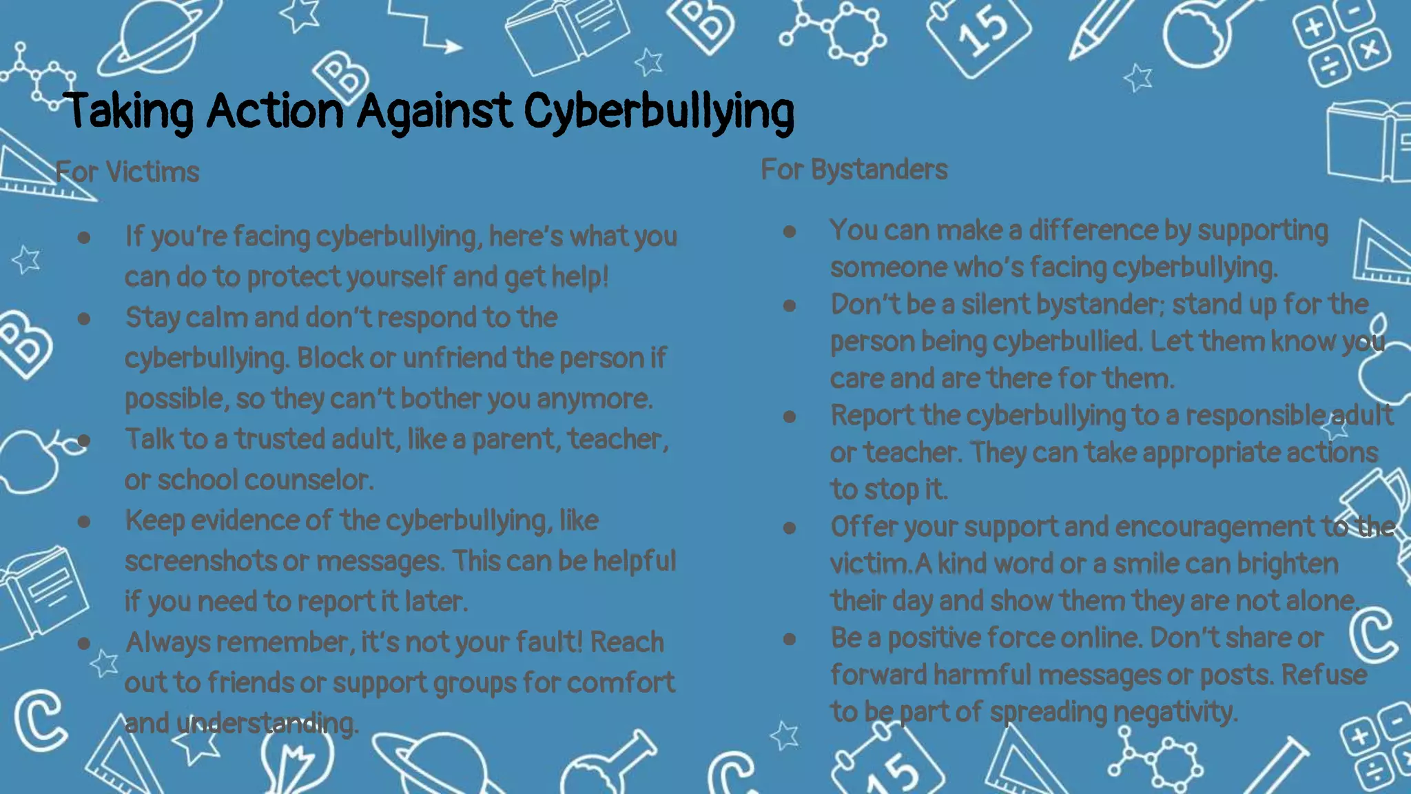 Cyberbullying | PPTX | Internet Safety | Parenting