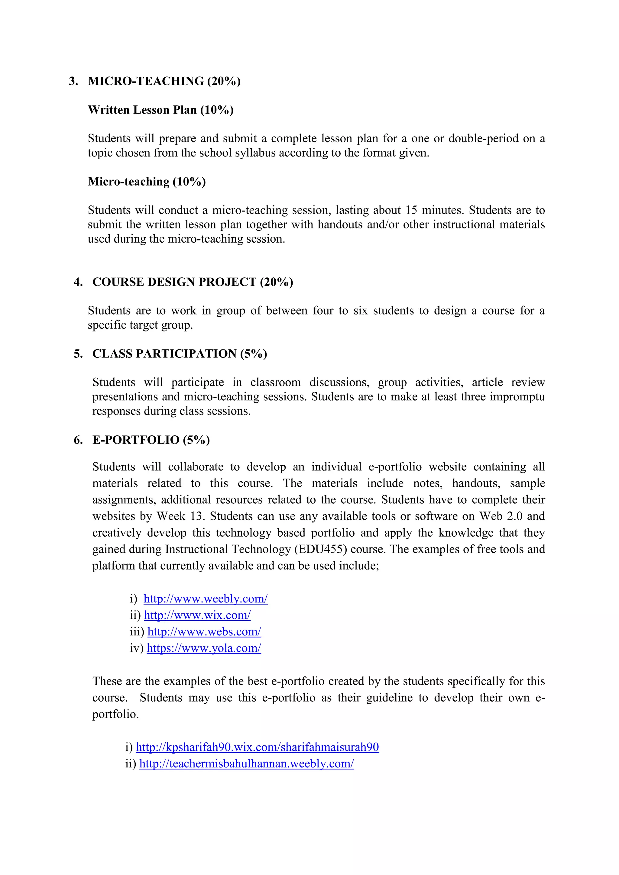 Edu555 assessment guidelines | PDF