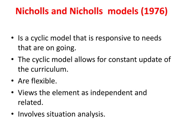EDU560 Week 9 Lecture.pptx on cyclic model | PPTX | Education