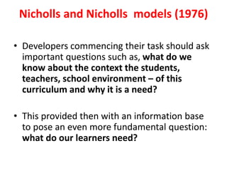 EDU560 Week 9 Lecture.pptx on cyclic model | PPTX