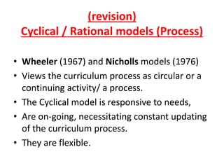 EDU560 Week 9 Lecture.pptx on cyclic model | PPTX