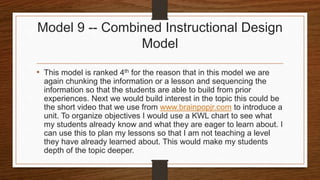 Edu561 instructional design assignment week 4 [autosaved] | PPTX ...