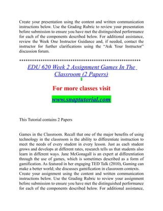 Edu 620 Effective Communication-snaptutorial.com