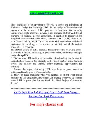 Edu 620 Effective Communication-snaptutorial.com