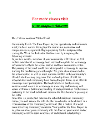 Edu 620 Exceptional Education-snaptutorial.com