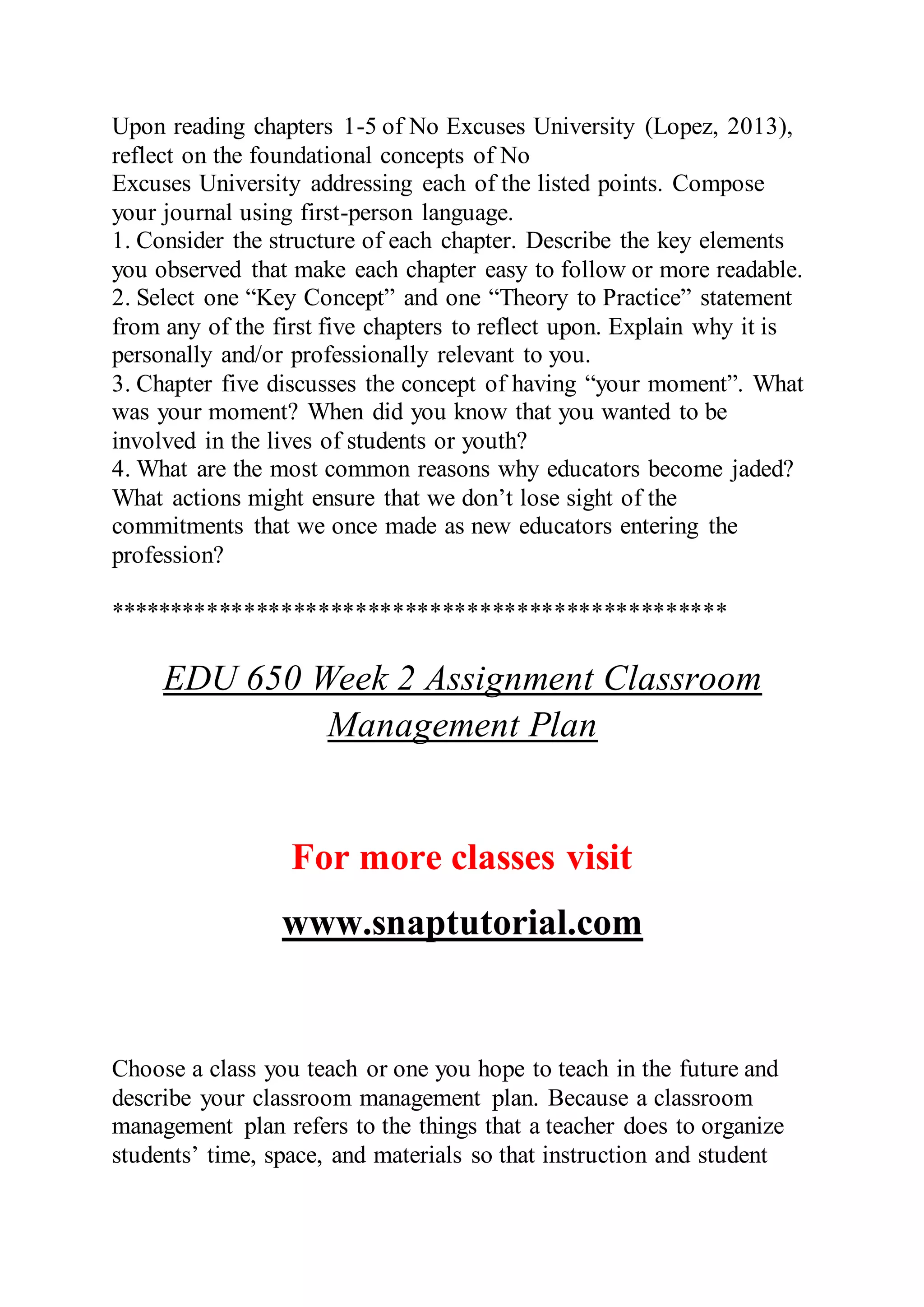 EDU 650 Exceptional Education / snaptutorial.com | DOCX | Educational Assessment | Education