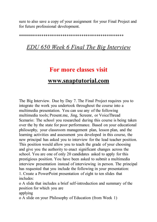 EDU 650 Exceptional Education / snaptutorial.com | DOCX | Educational Assessment | Education