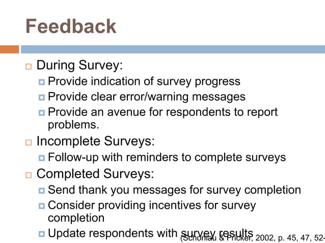 Creating an Effective Survey Instrument | PPT