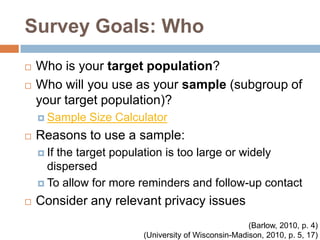Creating an Effective Survey Instrument | PPT