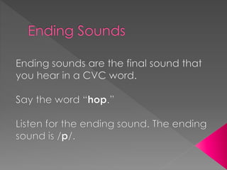 EDU653: CVC words | PPTX