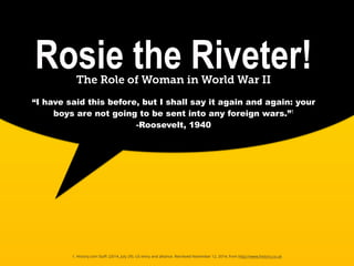 Woman Workforce During World War II | PDF | War and Conflicts