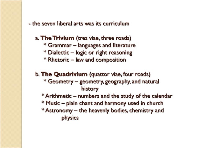 CHAPTER 5 MONASTICISM, SCHOLASTICISM, CHIVALRY, THE GUILD SYSTEM OF EDUCATION | PPT ...