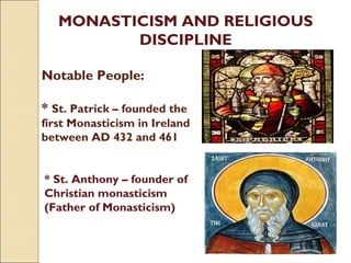 CHAPTER 5 MONASTICISM, SCHOLASTICISM, CHIVALRY, THE GUILD SYSTEM OF ...