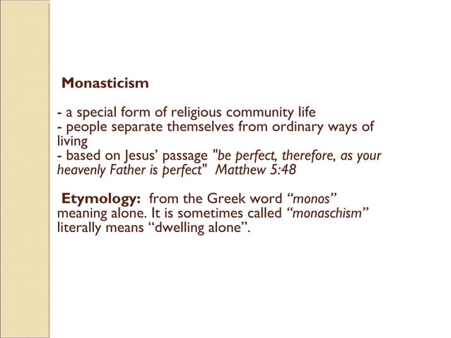 CHAPTER 5 MONASTICISM, SCHOLASTICISM, CHIVALRY, THE GUILD SYSTEM OF EDUCATION | PPT ...