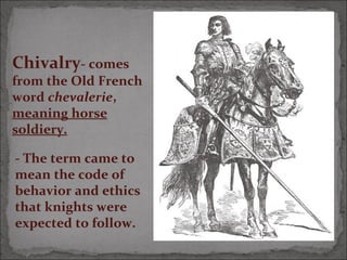 CHAPTER 5 MONASTICISM, SCHOLASTICISM, CHIVALRY, THE GUILD SYSTEM OF ...