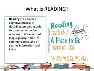 Edu 6 - Developmental Reading; Lesson 2: Significance of Reading | PPTX