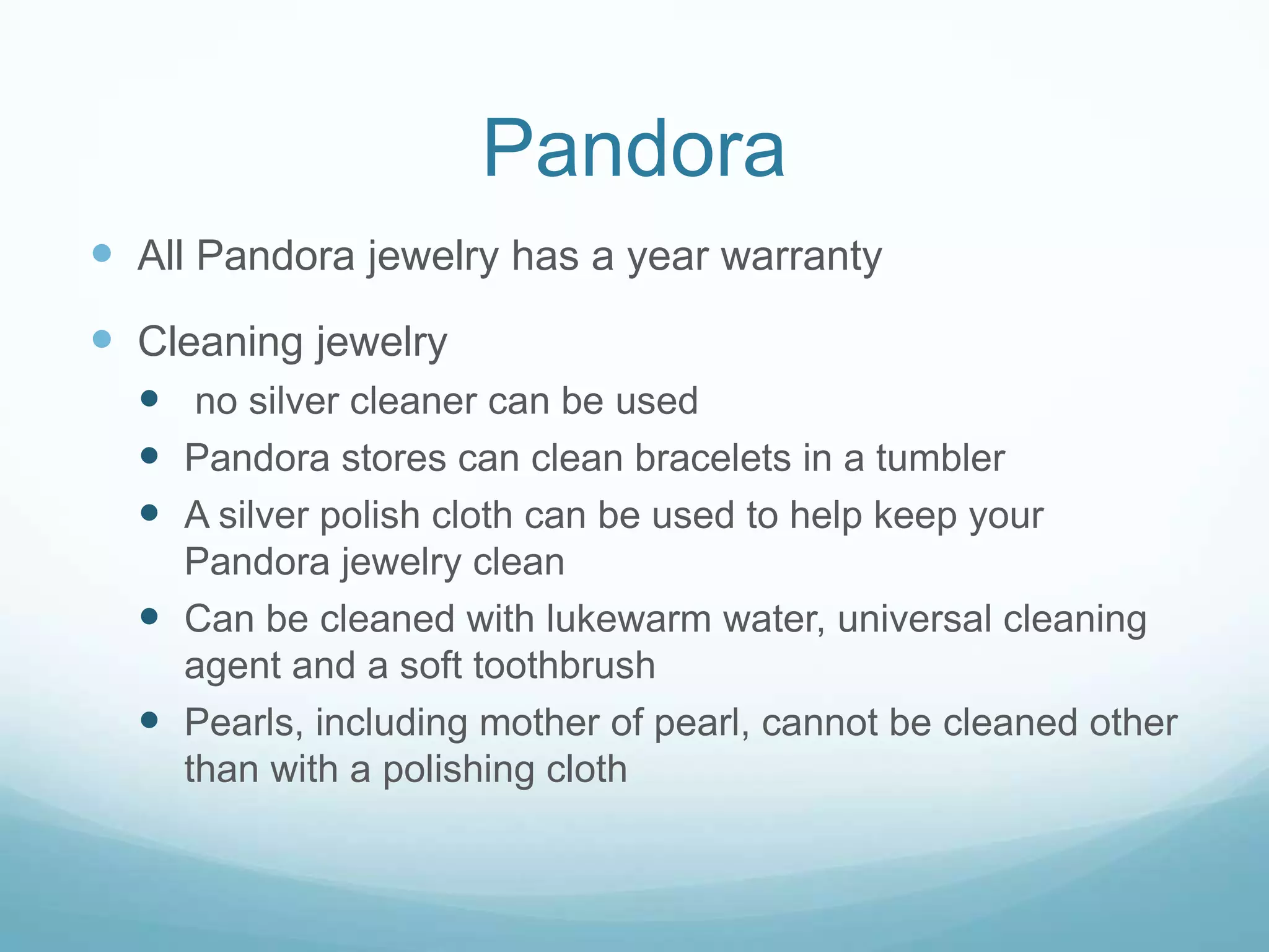 Pandora Introduction | PPTX