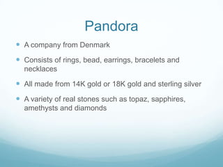 Pandora Introduction | PPT