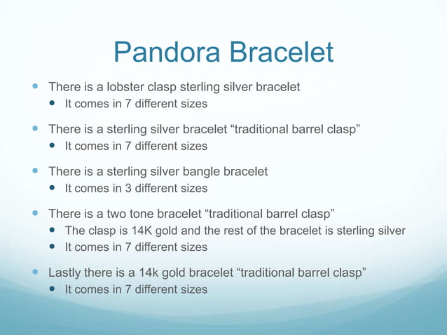Pandora Introduction | PPT