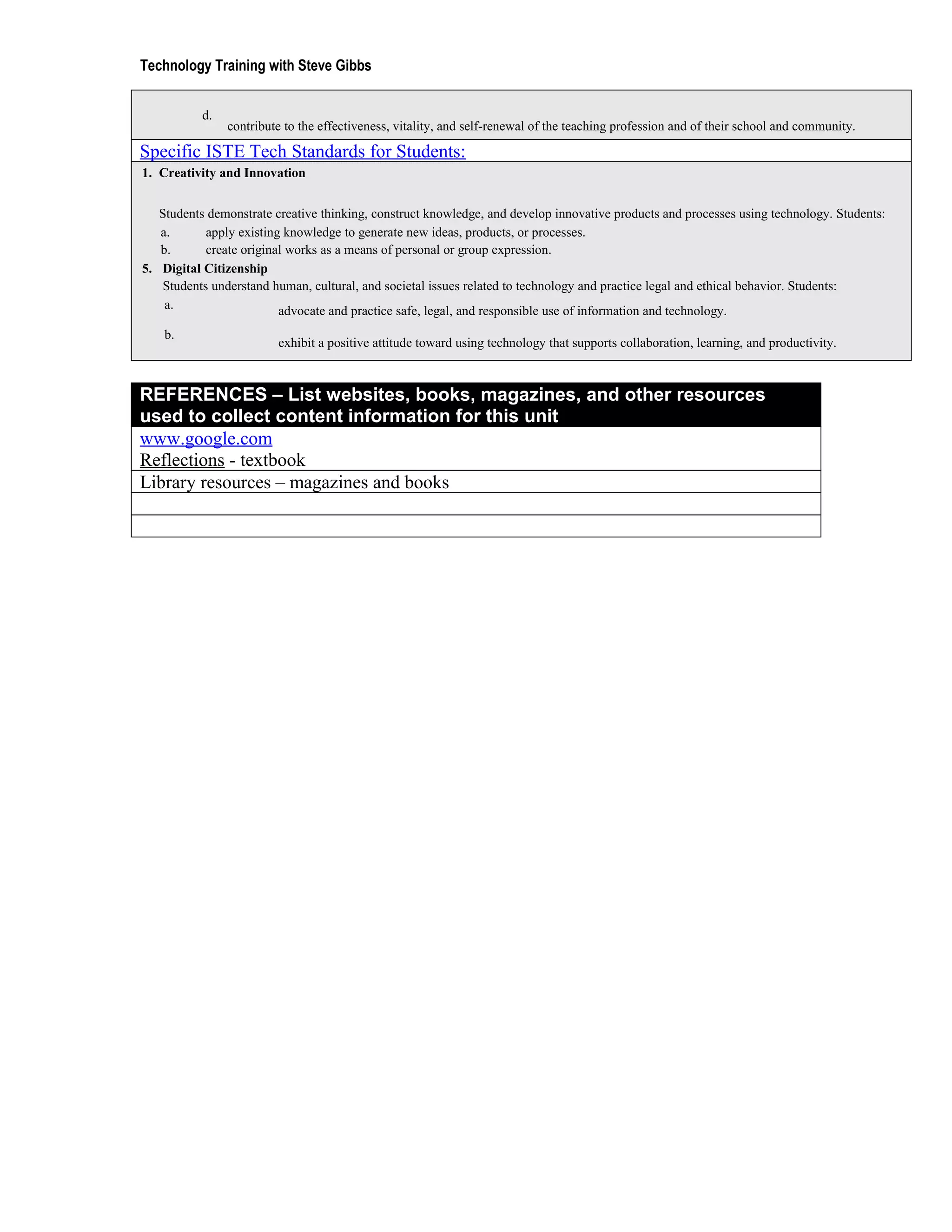 Edu 741 tech outline | PDF