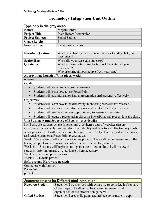 Edu 741 tech outline